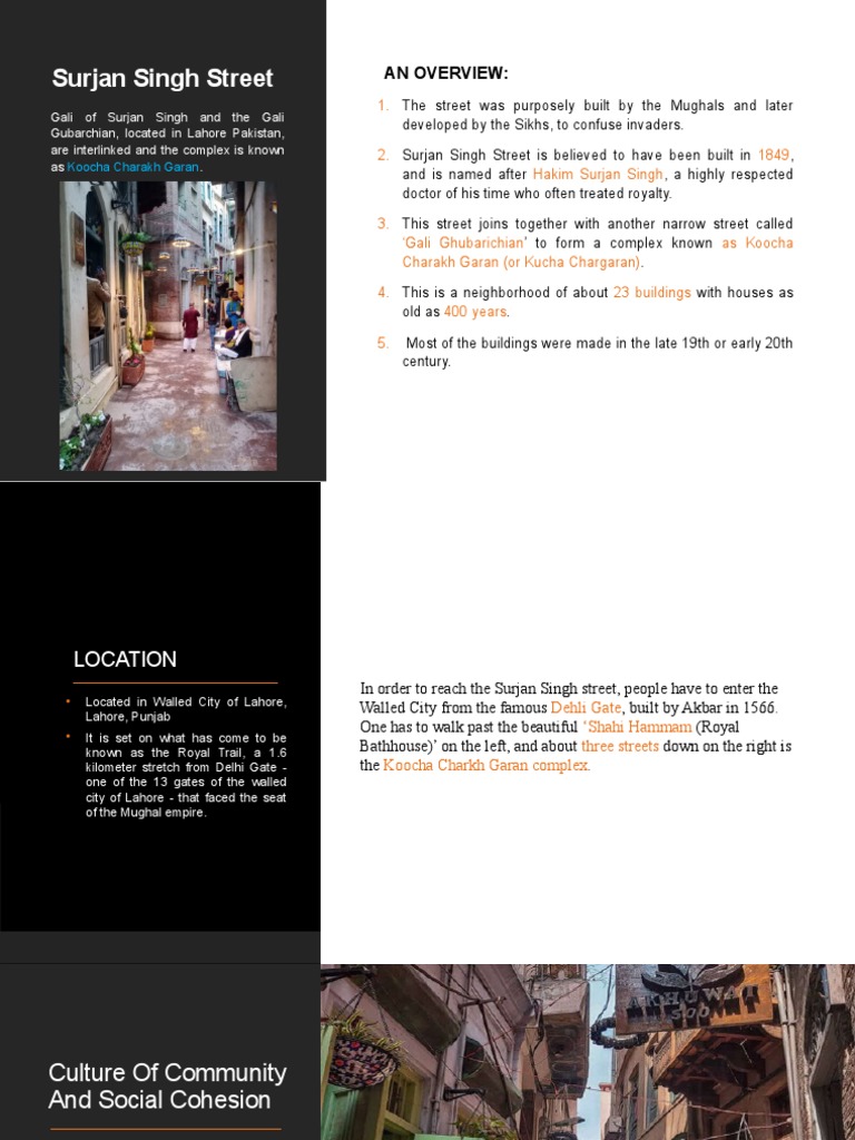 Surjan Singh Street | PDF | Lahore