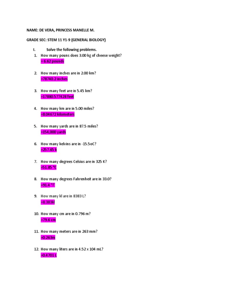Measurement Conversion Factors | PDF | Density | Litre
