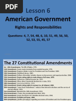The 27 Amendments - Simplified | PDF