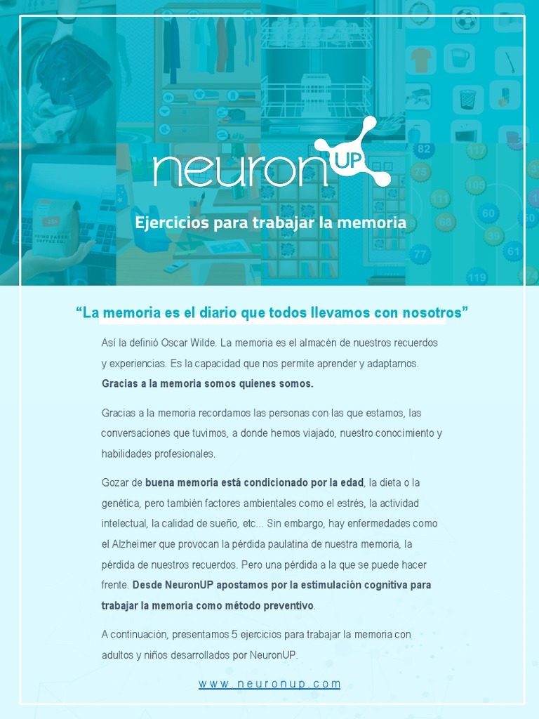 Ejercicios para Mejorar la Memoria | PDF | Memoria | Demencia