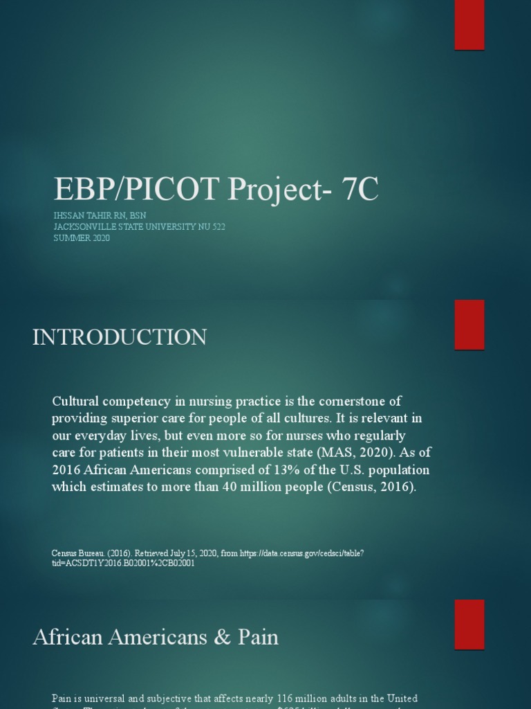 Ebp Picot | PDF | Pain | Pain Management