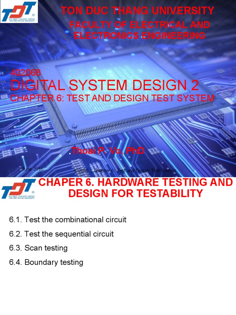 Digital System Design 2 - CHAPTER 6 | PDF | Logic Gate | Digital ...