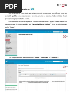 Criando Documentos no SIMPROC: Guia Prático | PDF | Comunicação | Internet