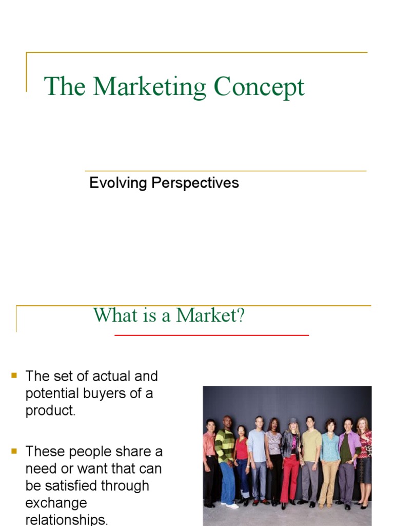 Understanding the Marketing Concept | PDF | Marketing | Sales