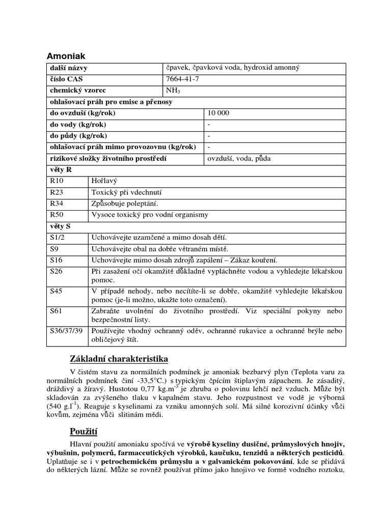 Amoniak | PDF