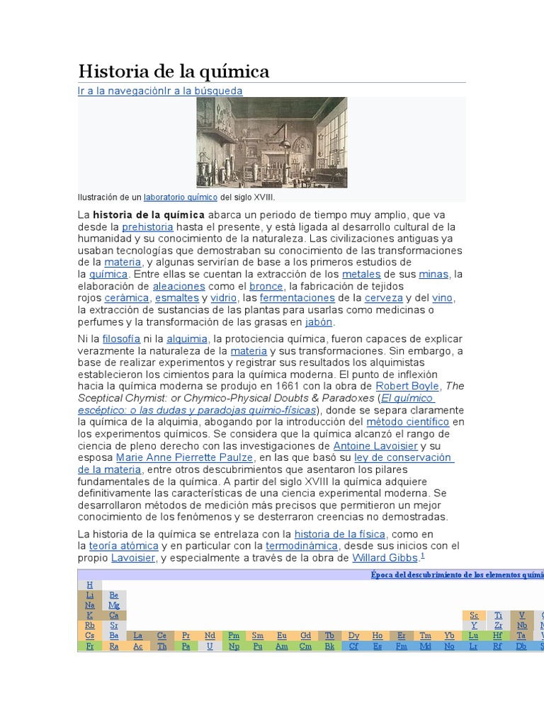 Historia de La Química | PDF | Alquimia | Fundición