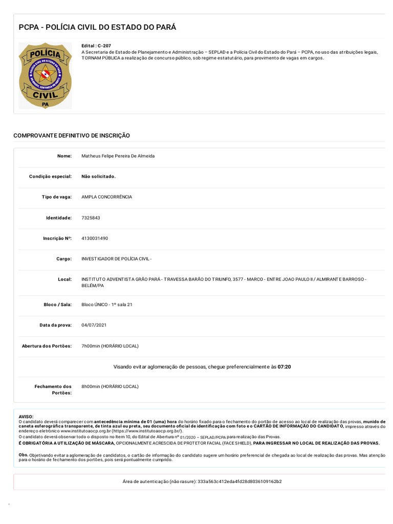 Instituto AOCP | PDF