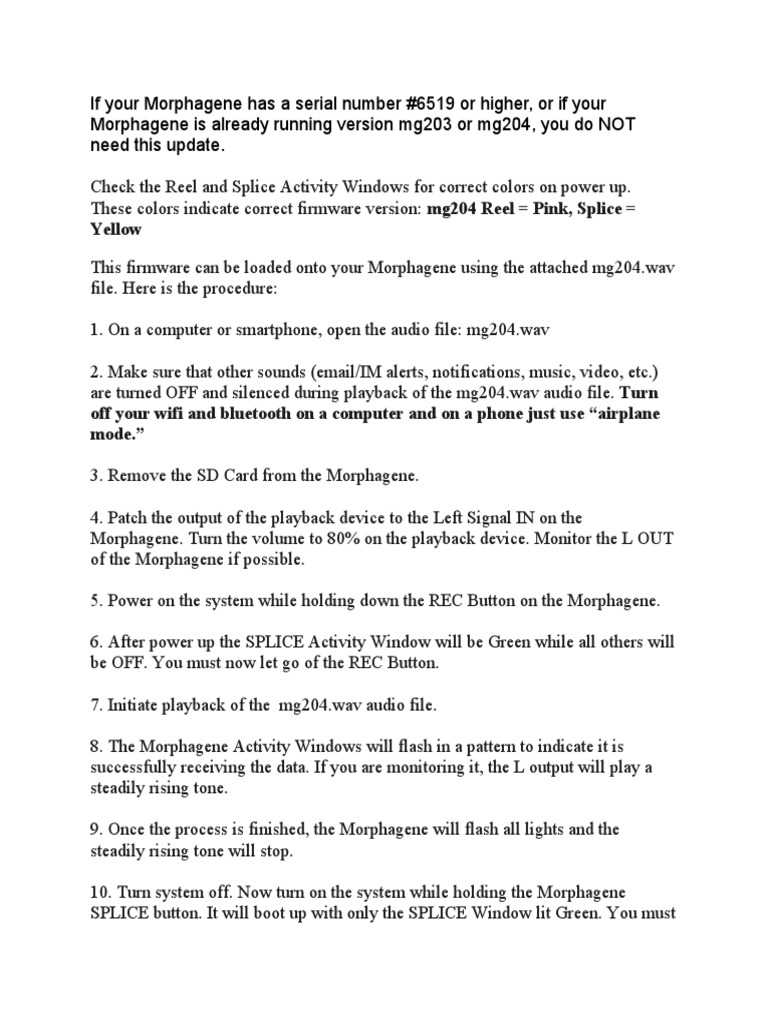 Mg204 Readme | PDF | Smartphone | Booting