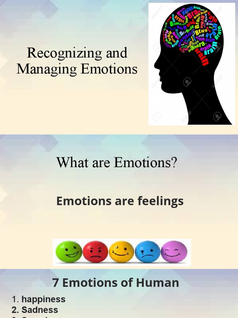 Recognizing and Managing Emotions | PDF | Emotions | Reason