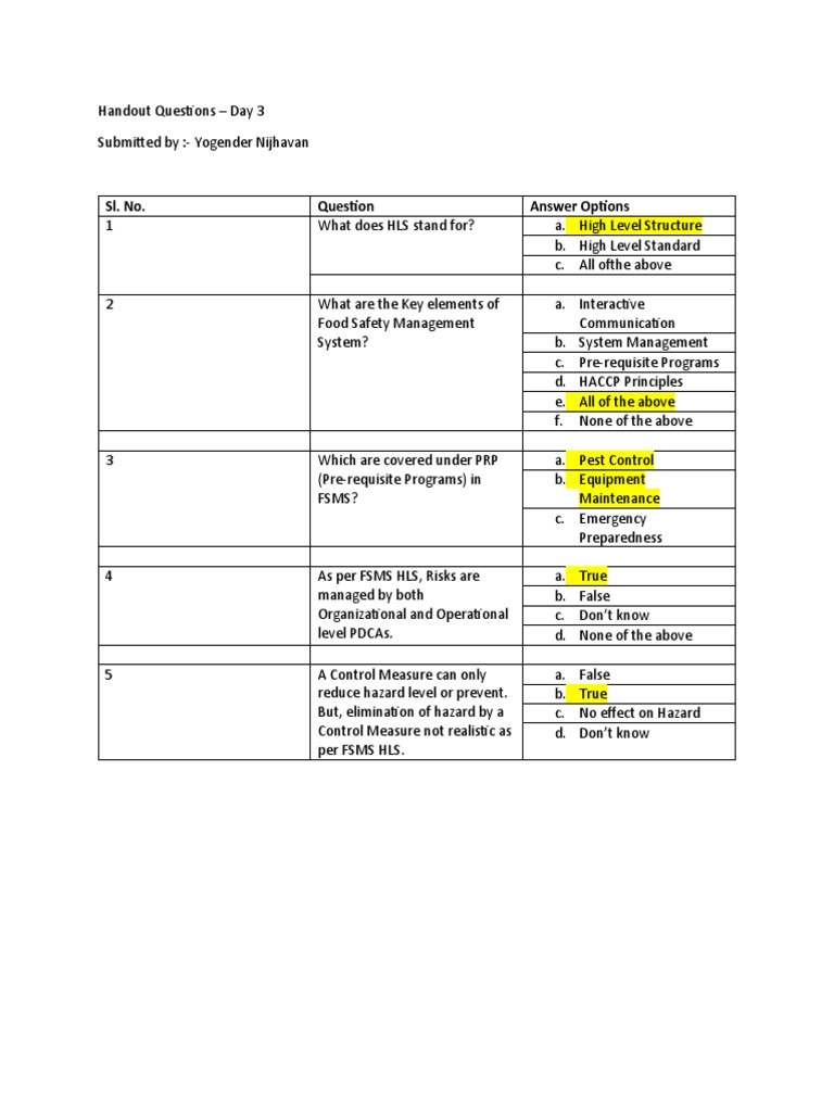 Module 3 - Quiz Questions Answers | PDF