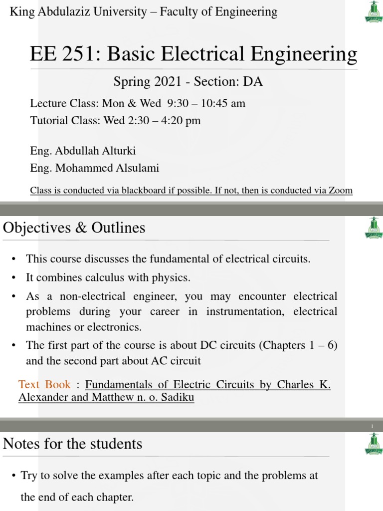 Basic Electrical Engineering: An Introduction to Fundamental Concepts ...