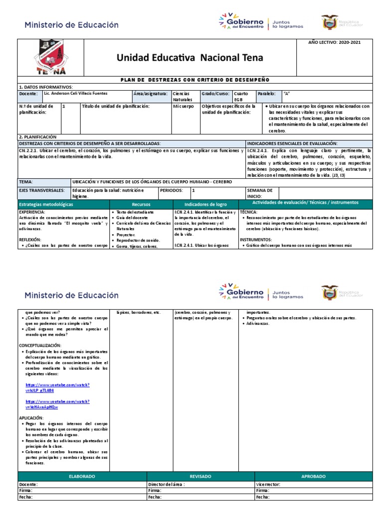 Plan de Clase-Demostrativa Qsm7 | PDF | Evaluación | Planificación