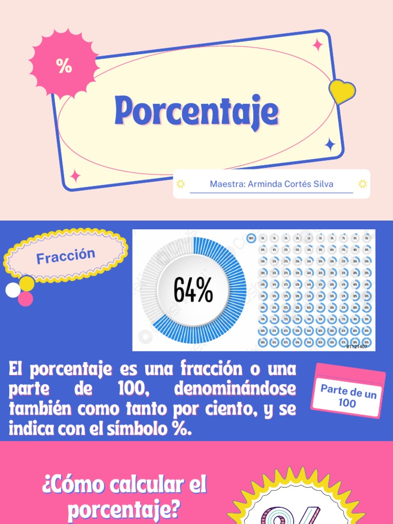 Cálculo de porcentajes: definición, métodos y ejemplos | PDF