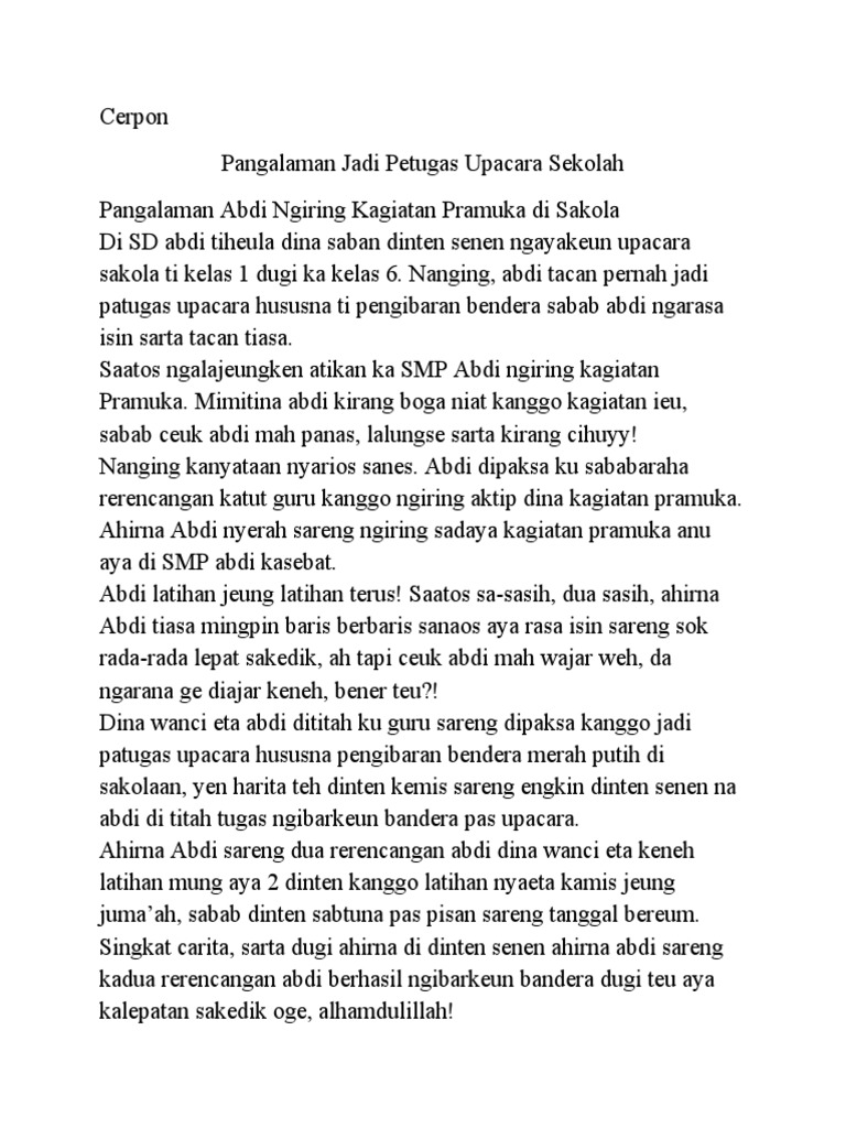 Cerpon Sunda | PDF