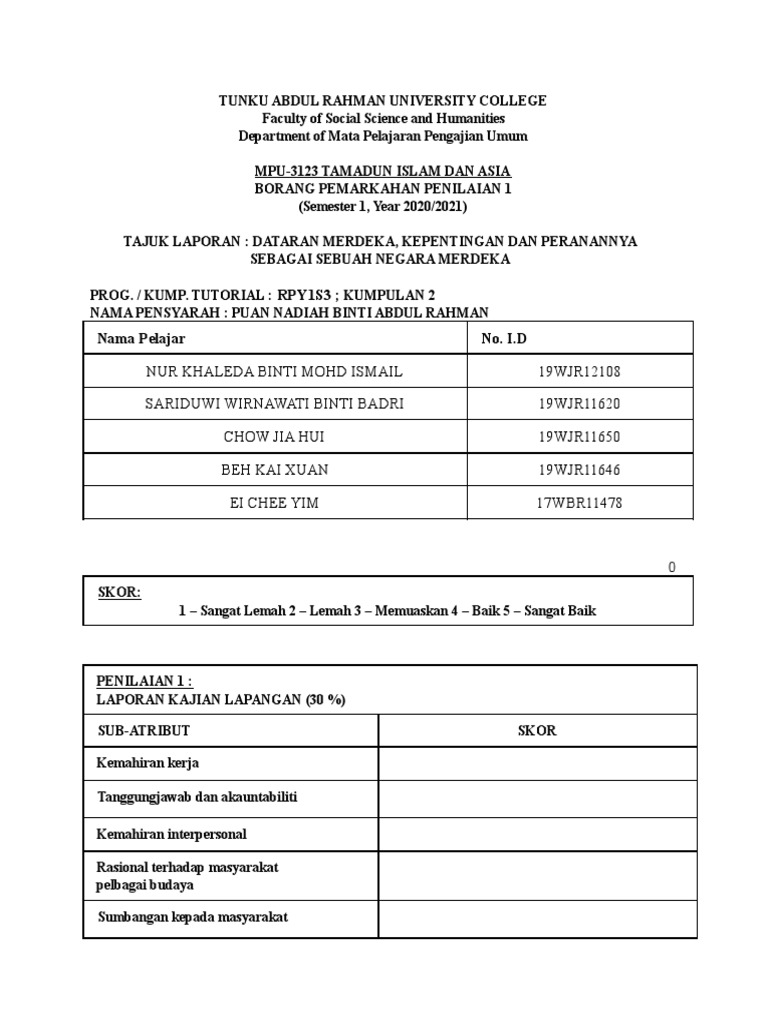 Contoh Assignment | PDF