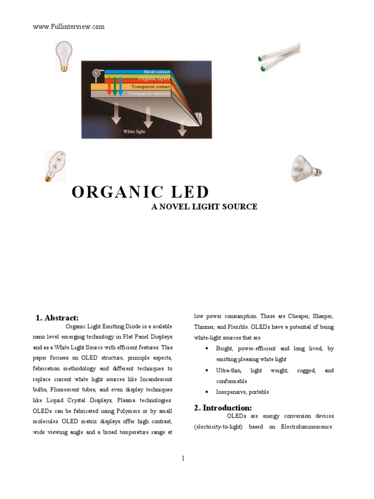 Organic Led | PDF