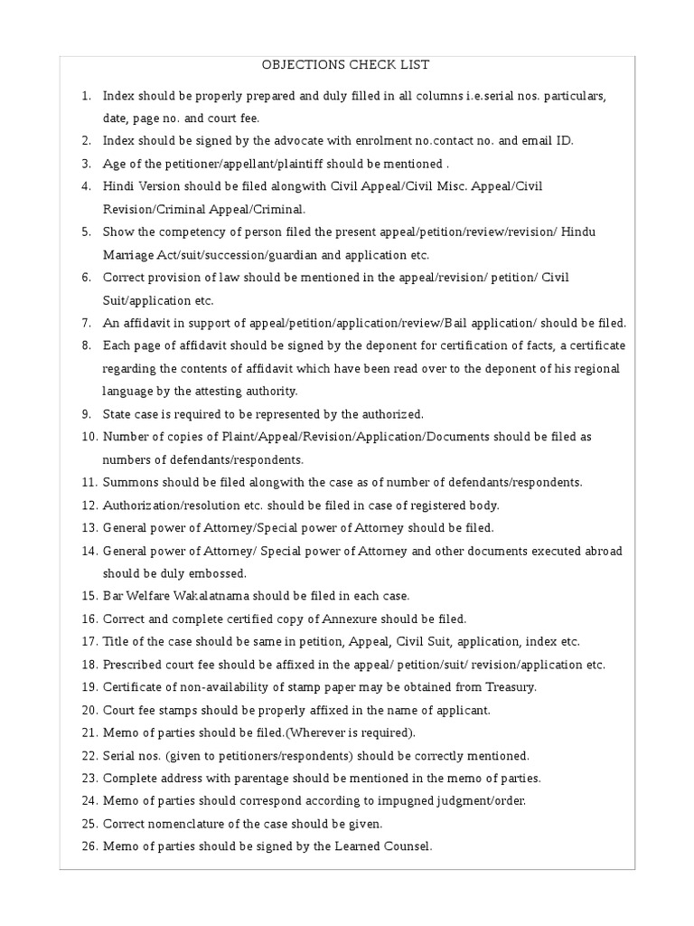 Objection | PDF | Lawsuit | Appeal