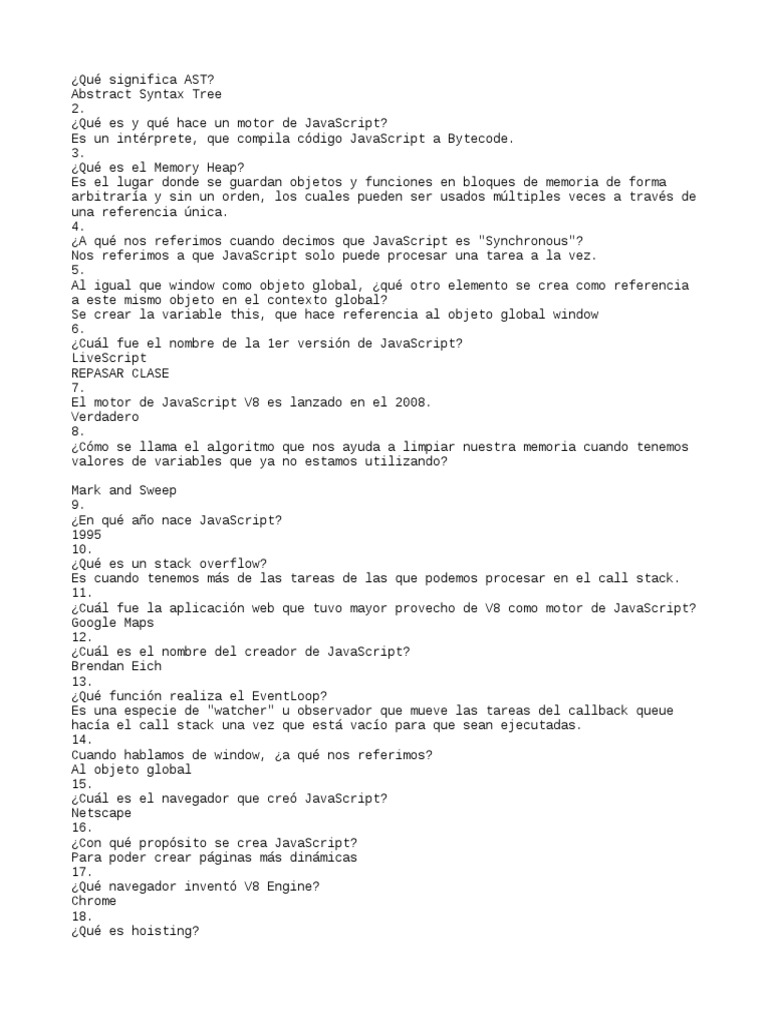 v8 Engine Javascript Pasada | PDF