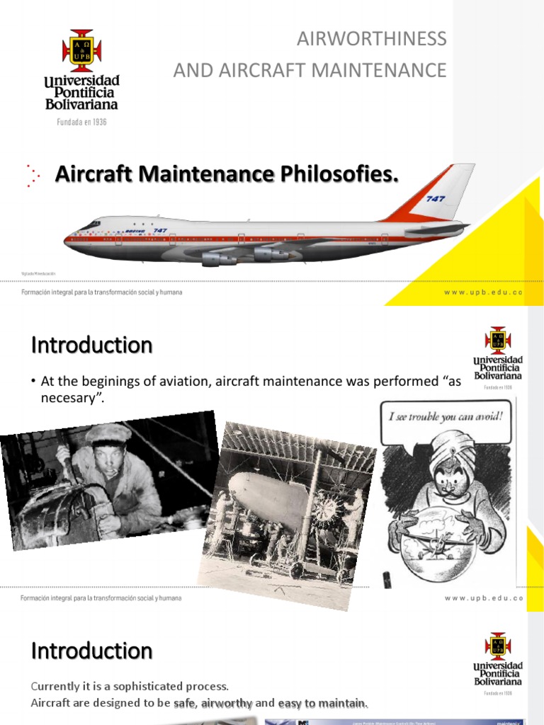 Class 2. Aircraft Maintenance Philosofies | PDF | Reliability ...