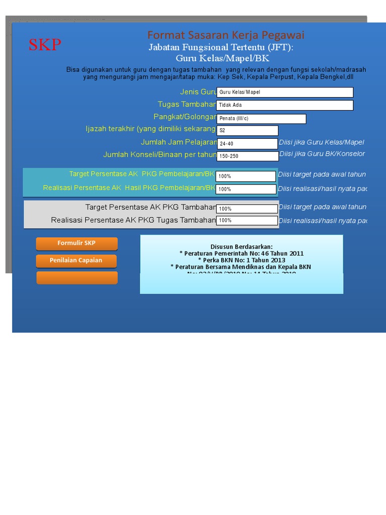 Format SKP 2020 | PDF