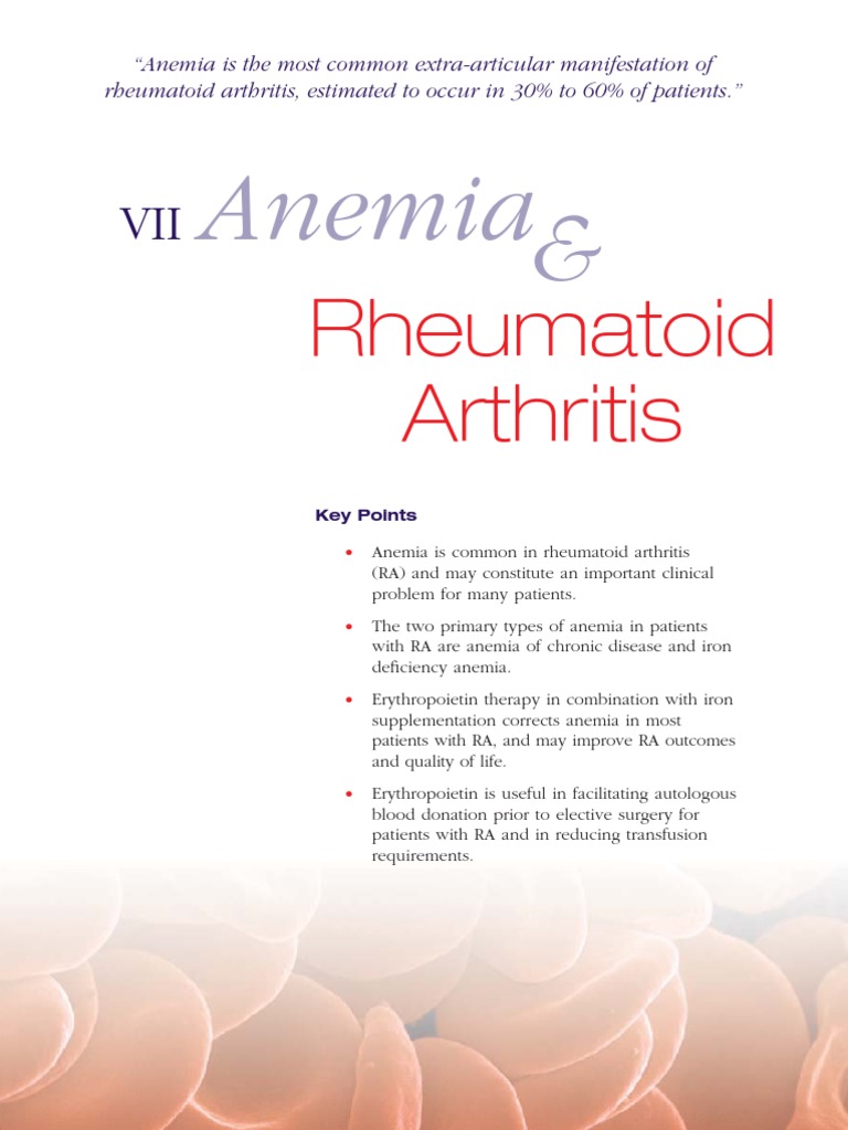 Mon Anemia and RA | PDF | Anemia | Arthritis