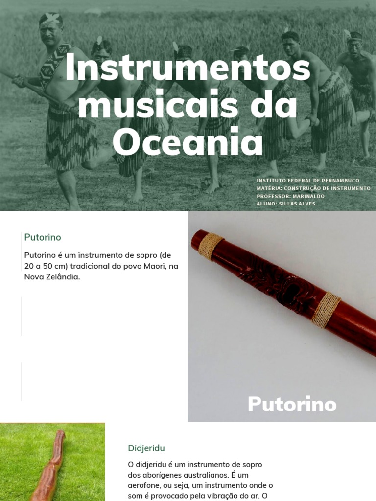 Instrumentos Oceania | PDF