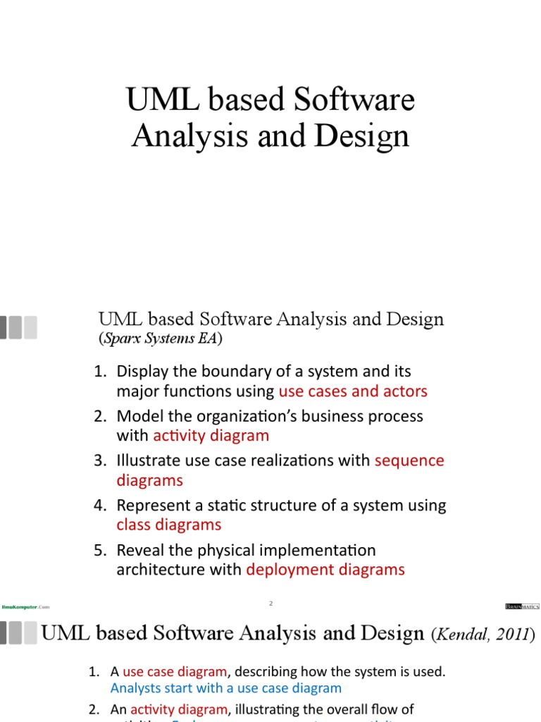 UML Based Software Analysis and Design | PDF | Use Case | Unified Modeling Language