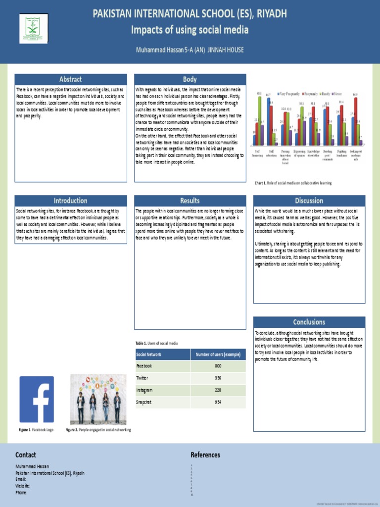Poster Presentation - (Sample) | PDF | Social Networking Service ...