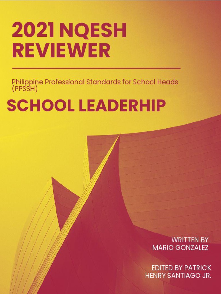 2021 Nqesh Reviewer School Leadership | PDF | Teachers | Curriculum