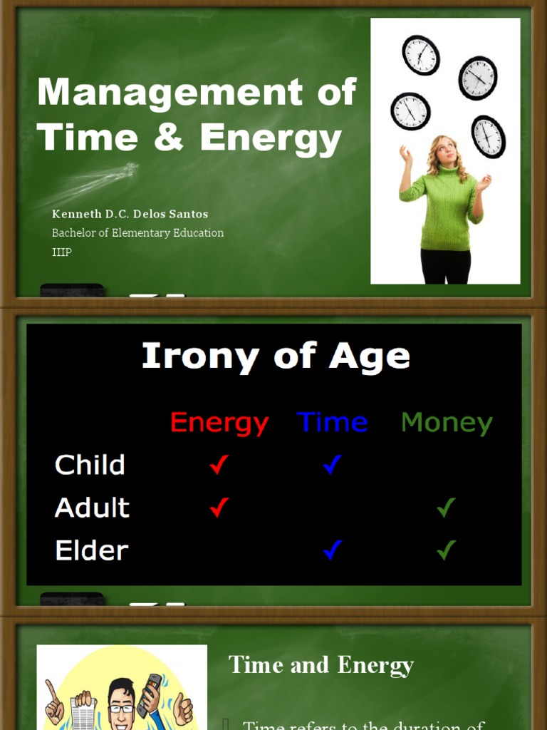 Effective Time and Energy Management | PDF