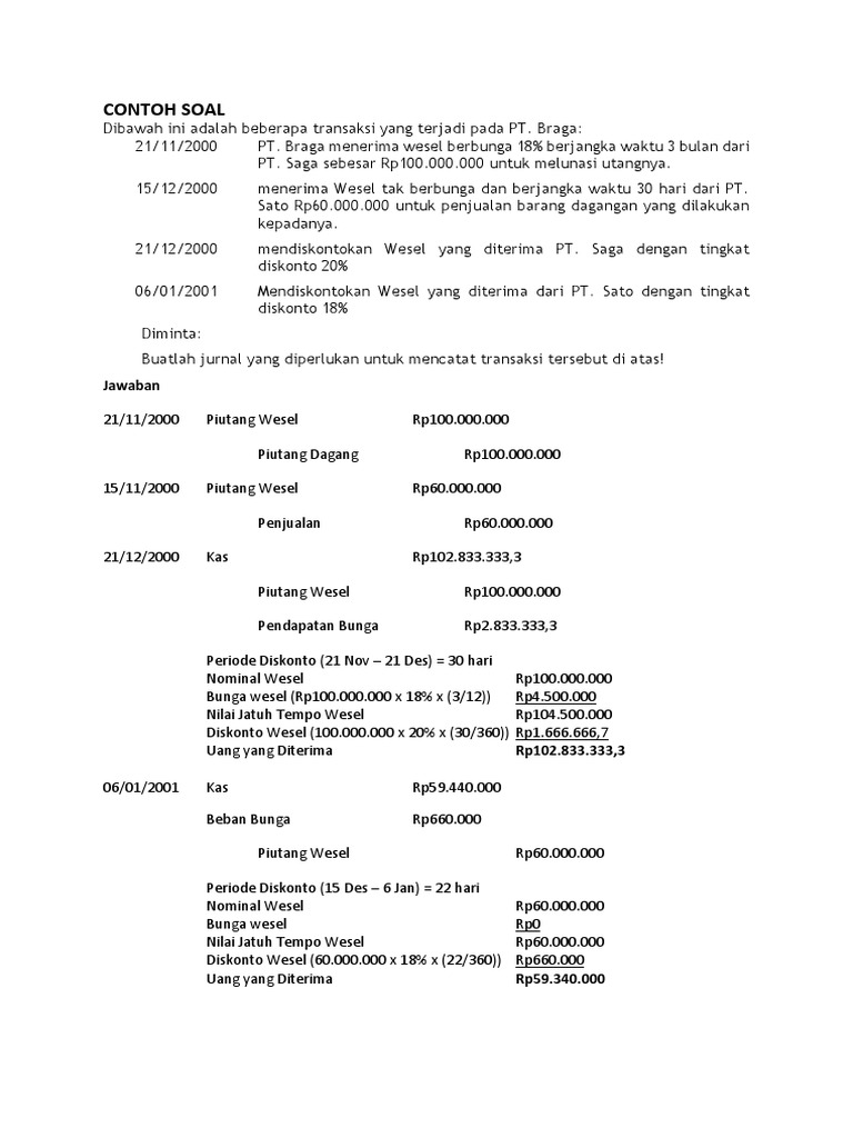 Diskonto Wesel | PDF