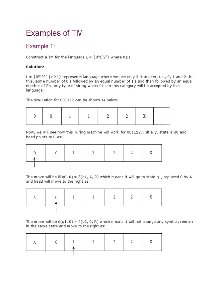 3.examples of TM | Download Free PDF | String (Computer Science ...