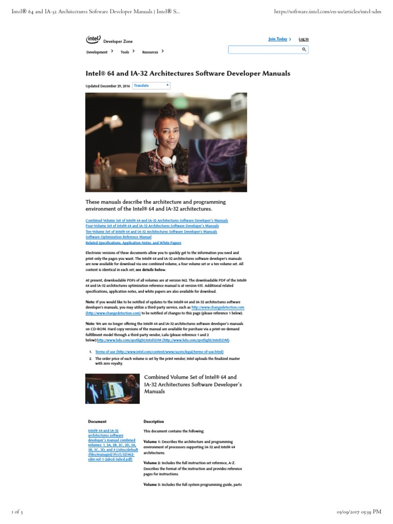 Intel Corporation - Intel® 64 and IA-32 Architectures Software ...