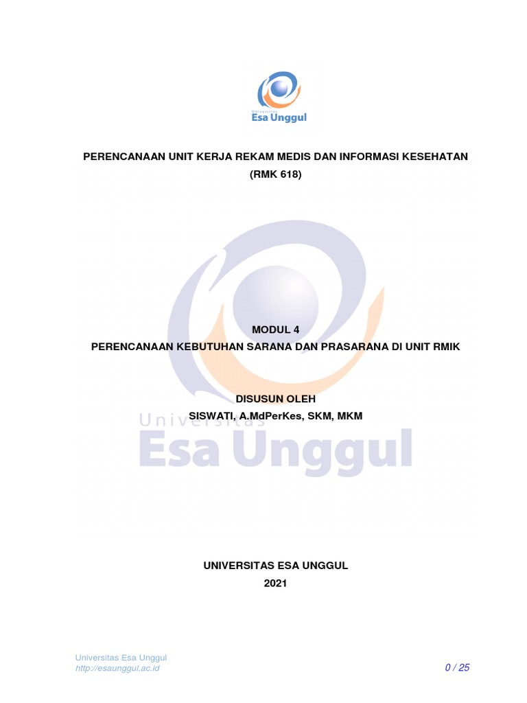 Modul 4 Perenc Unit-Rmk 618-Sis 2021 | PDF