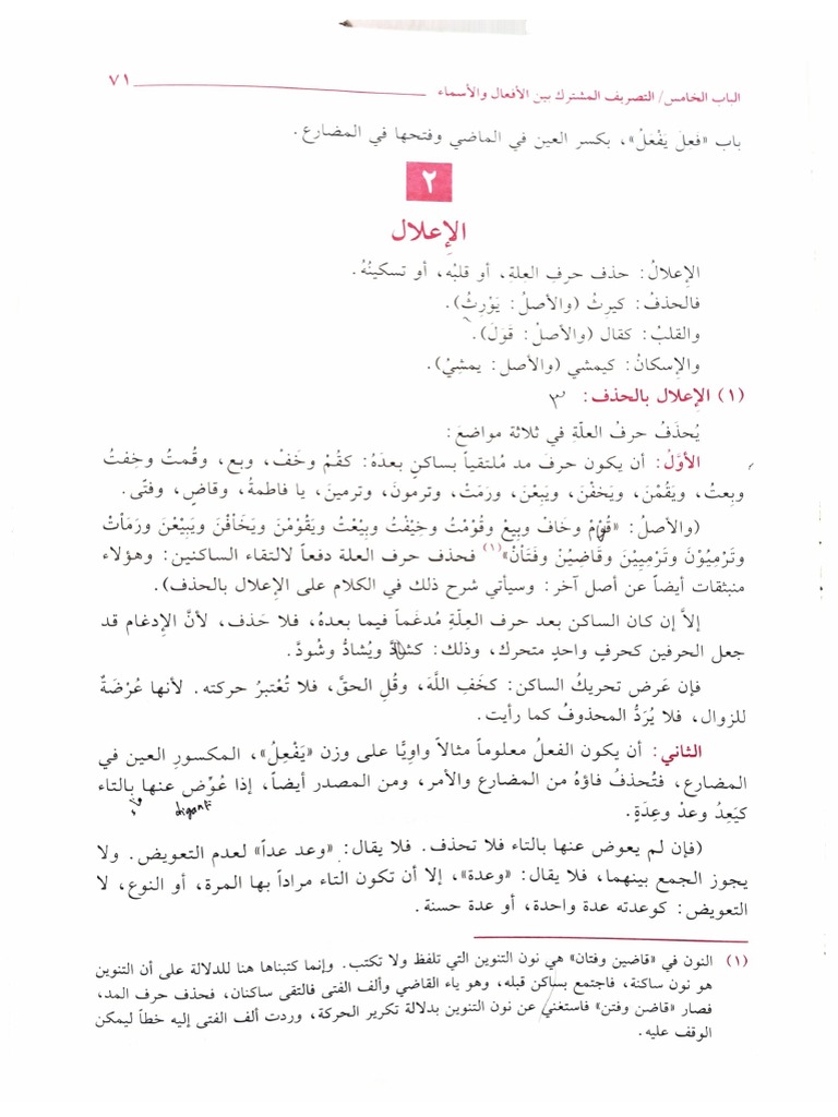 I'lal Wa Ibdal | PDF