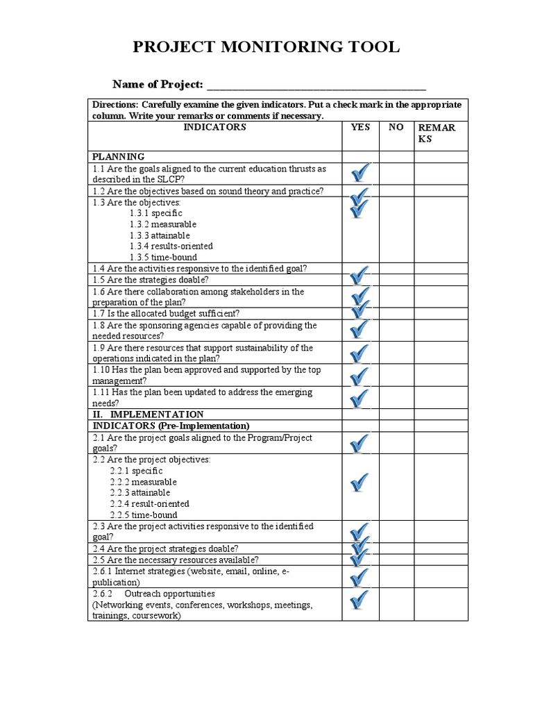 KVES Project Monitoring Tool | PDF