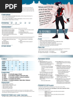 Masks - Character Sheet | PDF