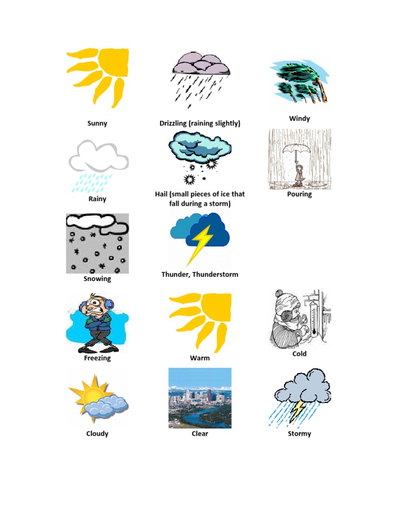 Weather Conditions and Descriptions | PDF | Rain | Ice
