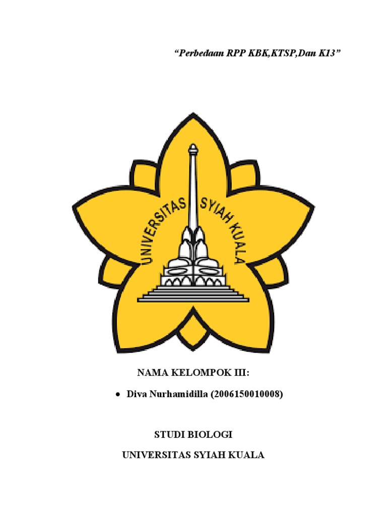 Perbedaan RPP KBK, KTSP DAN K13 | PDF