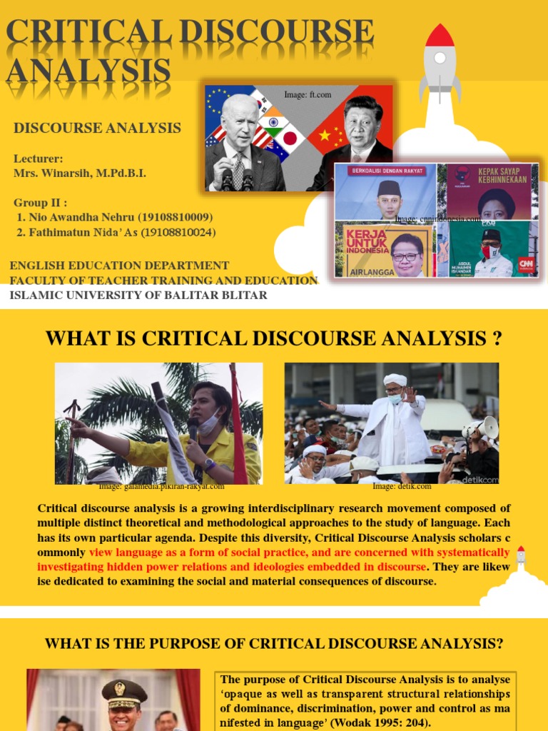 Group 2 (Critical Discourse Analysis) | PDF | Cognitive Science | Science