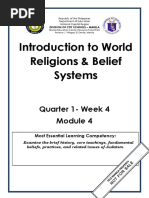 Module - INTRODUCTION TO WORLD RELIGION - Grade 12 | PDF | Jesus ...