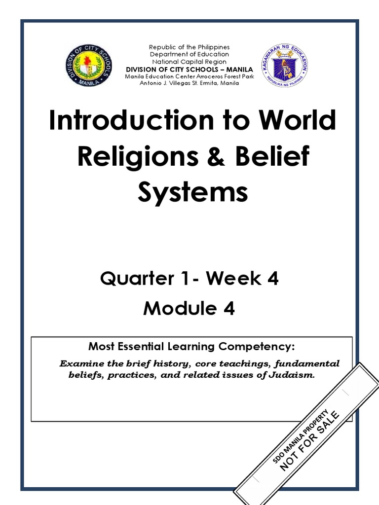 Overview of Judaism: Beliefs and History | PDF | Torah | Hebrew Bible