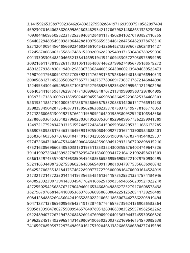 Pi | PDF