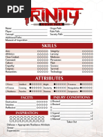 Coriolis - Character Creation Reference | PDF