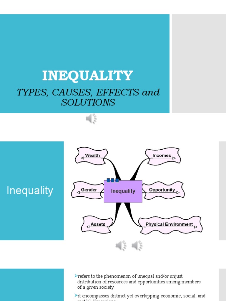 Inequality: Types, Causes, Effects and Solutions | PDF | Poverty & Homelessness | Discrimination ...