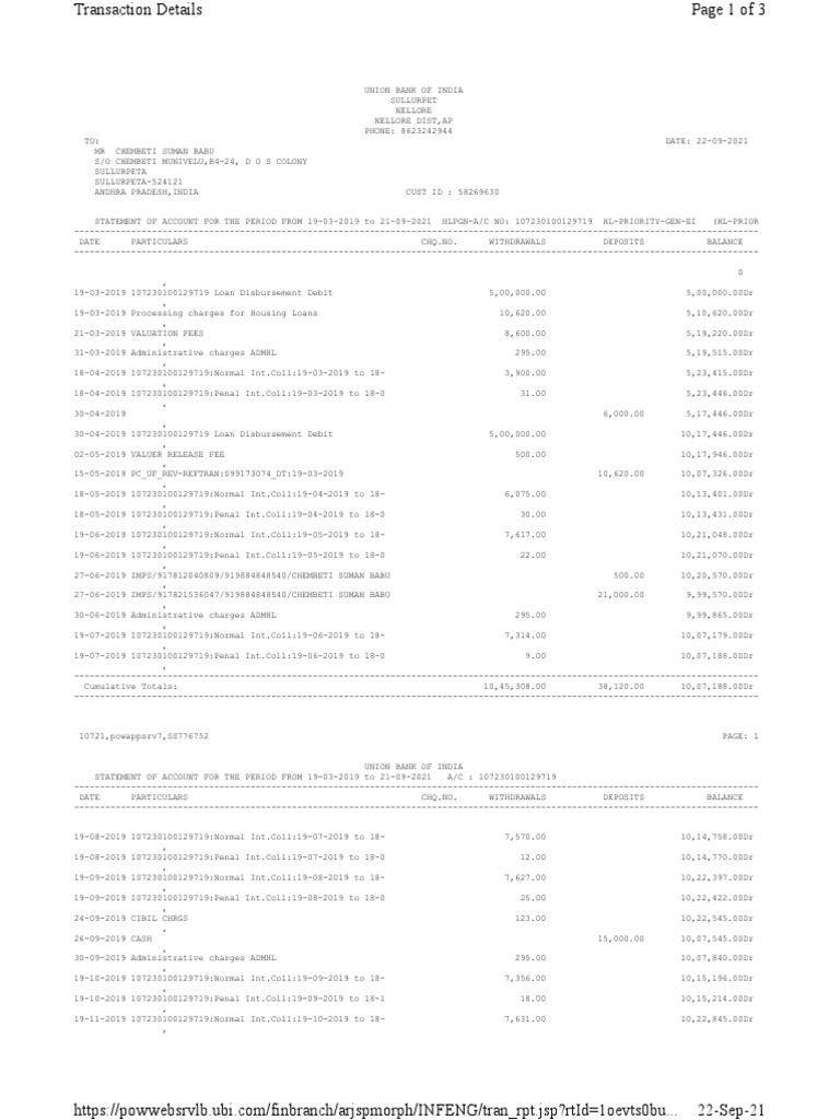 Check Reports | PDF | Deposit Account | Service Industries