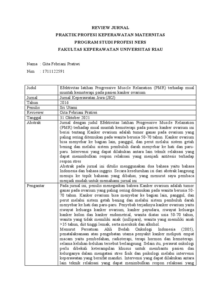 Review Jurnal Salinan 2 Salinan | PDF