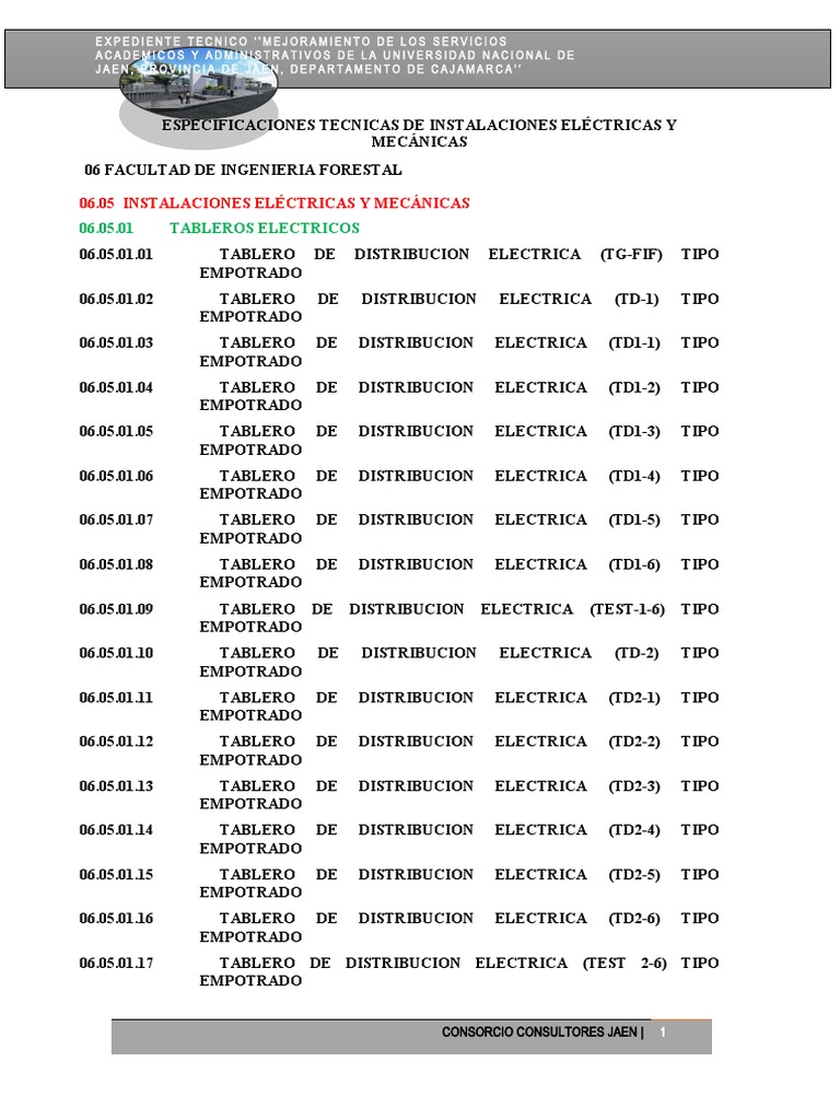 E.T. FIF (Instalaciones Eléctricas y Mecánicas) | PDF | Tubería (transporte de fluidos ...