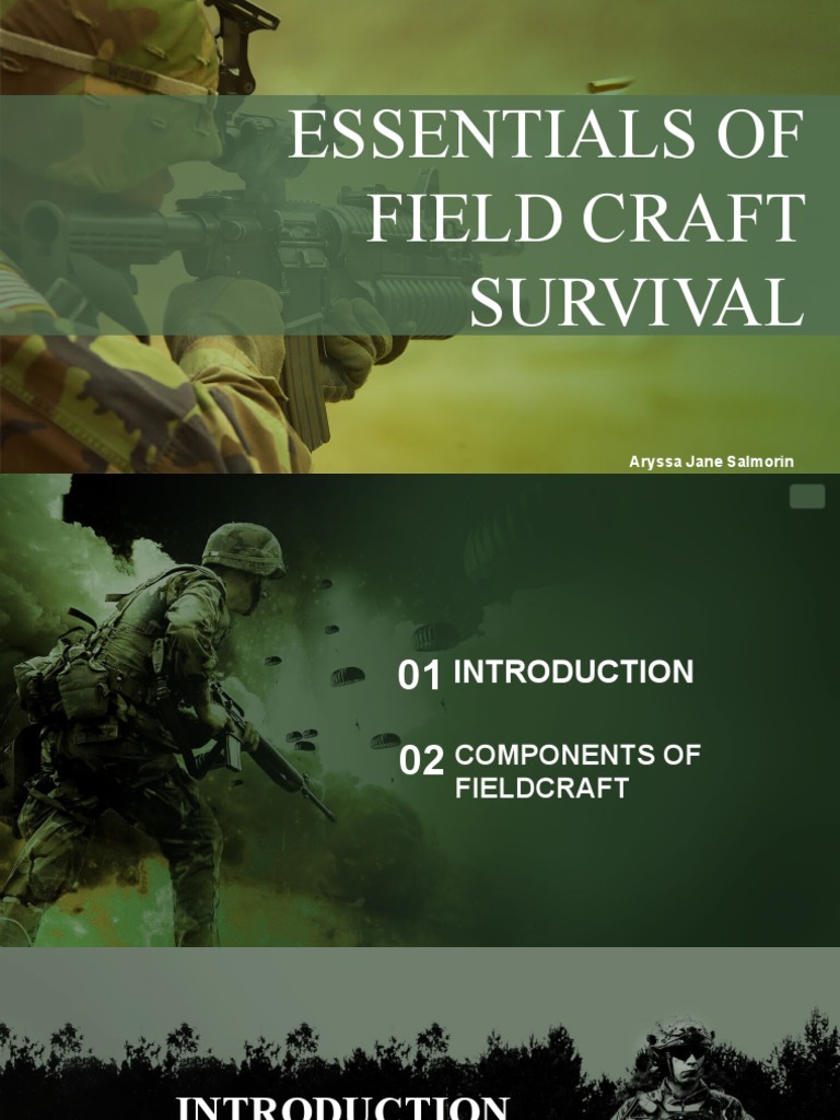 Essentials of Field Craft Survival: Aryssa Jane Salmorin | PDF ...