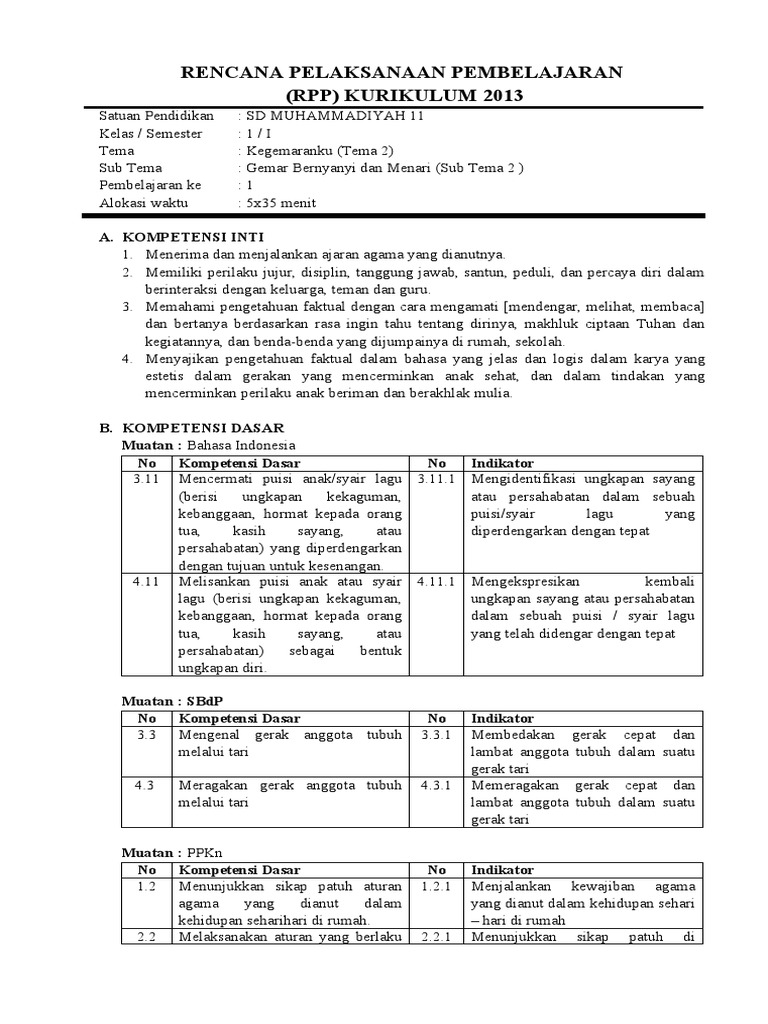 1.2.2.1. Gemar Bernyanyi Dan Menari | PDF | Seni & Disiplin Bahasa